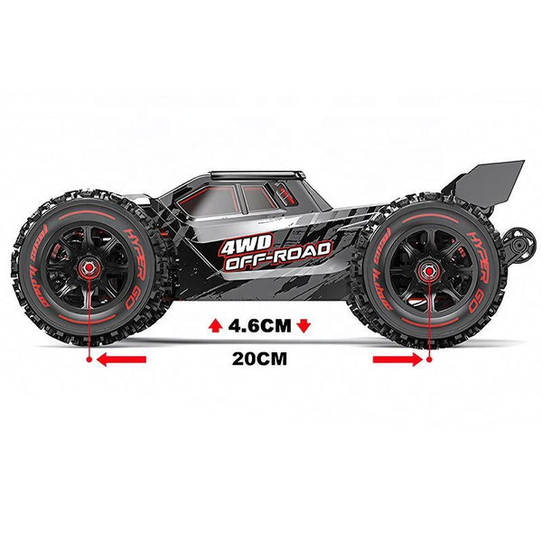 MJX Hyper GO - 14210 1/14 4WD Brushless Truggy - zwart / goud – RC Motorsports