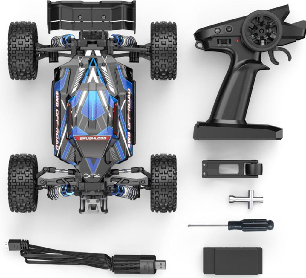 MJX Hyper GO - 16207 1/16 4WD Brushless Off Road Buggy - Blauw – RC Motorsports