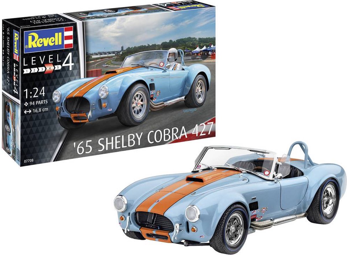 Revell 07708 - 1/24 '65 Shelby Cobra 427 Gulf – RC Motorsports