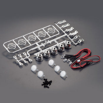 Fastrax 5-SPOT LIGHT UNIVERSAL CLUSTER MOULDED SET met LED'S chroom ...
