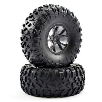 FTX8335B - FTX OUTLAW PRE-MOUNTED WHEELS & TYRES - Zwart (2st) – RC ...